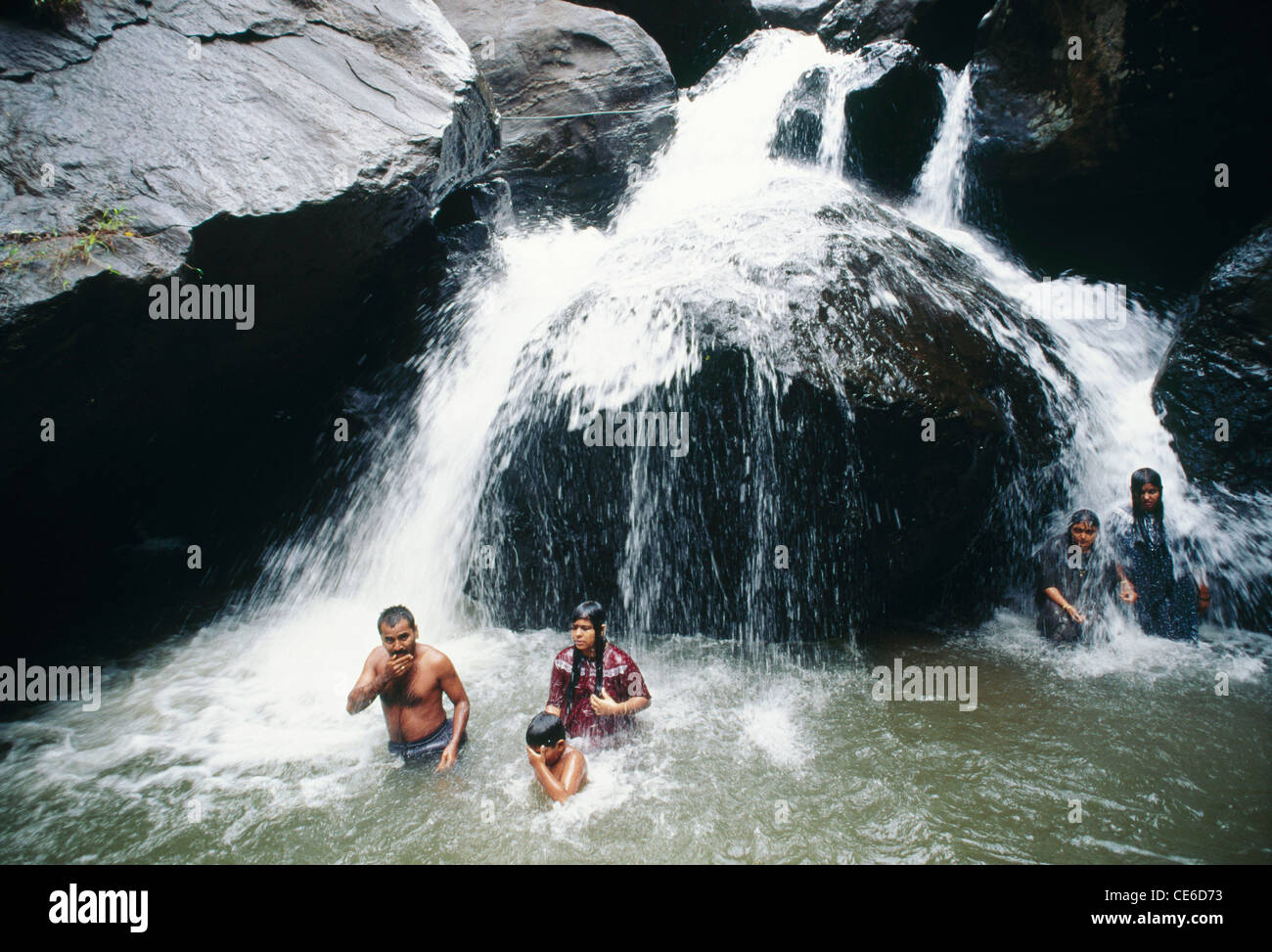 Palaruvi waterfalls hi-res stock photography and images - Alamy