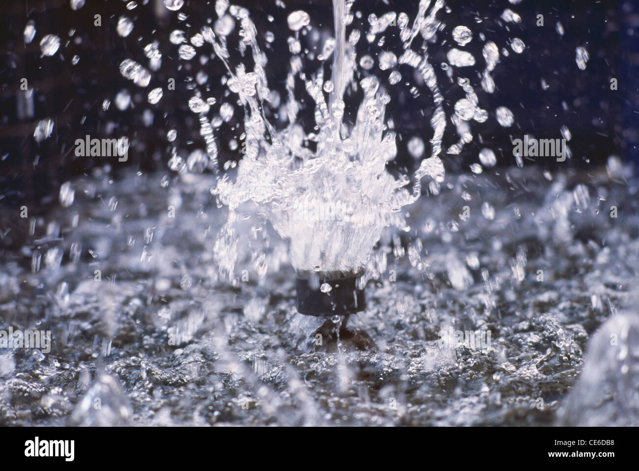 Dancing water fountain Stock Photo - Alamy