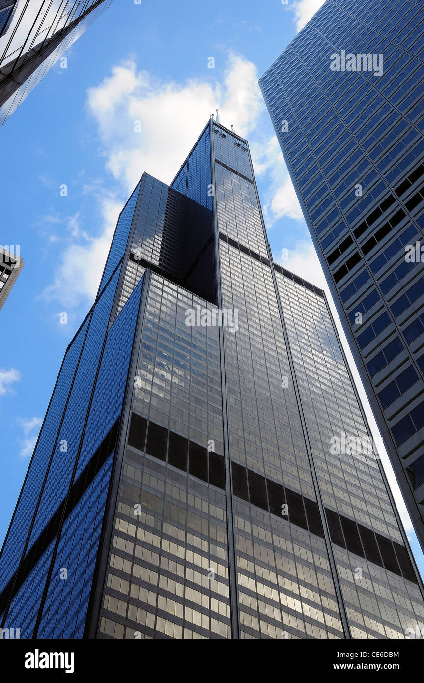 Chicago's Willis Tower formerly known as the Sears Tower. Tallest ...