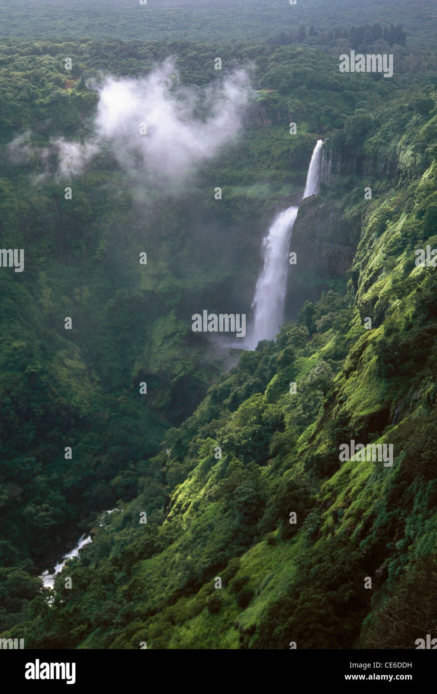 Lingmala waterfall ; mahabaleshwar ; maharashtra ; india ; asia Stock ...