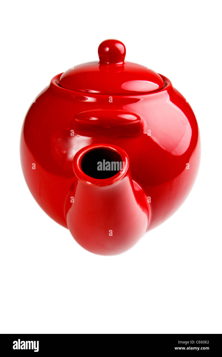Red pottery teapot hi-res stock photography and images - Alamy