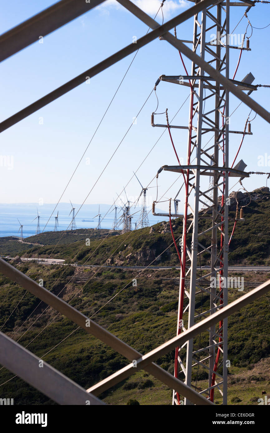 Hill electricity pole hi-res stock photography and images - Alamy