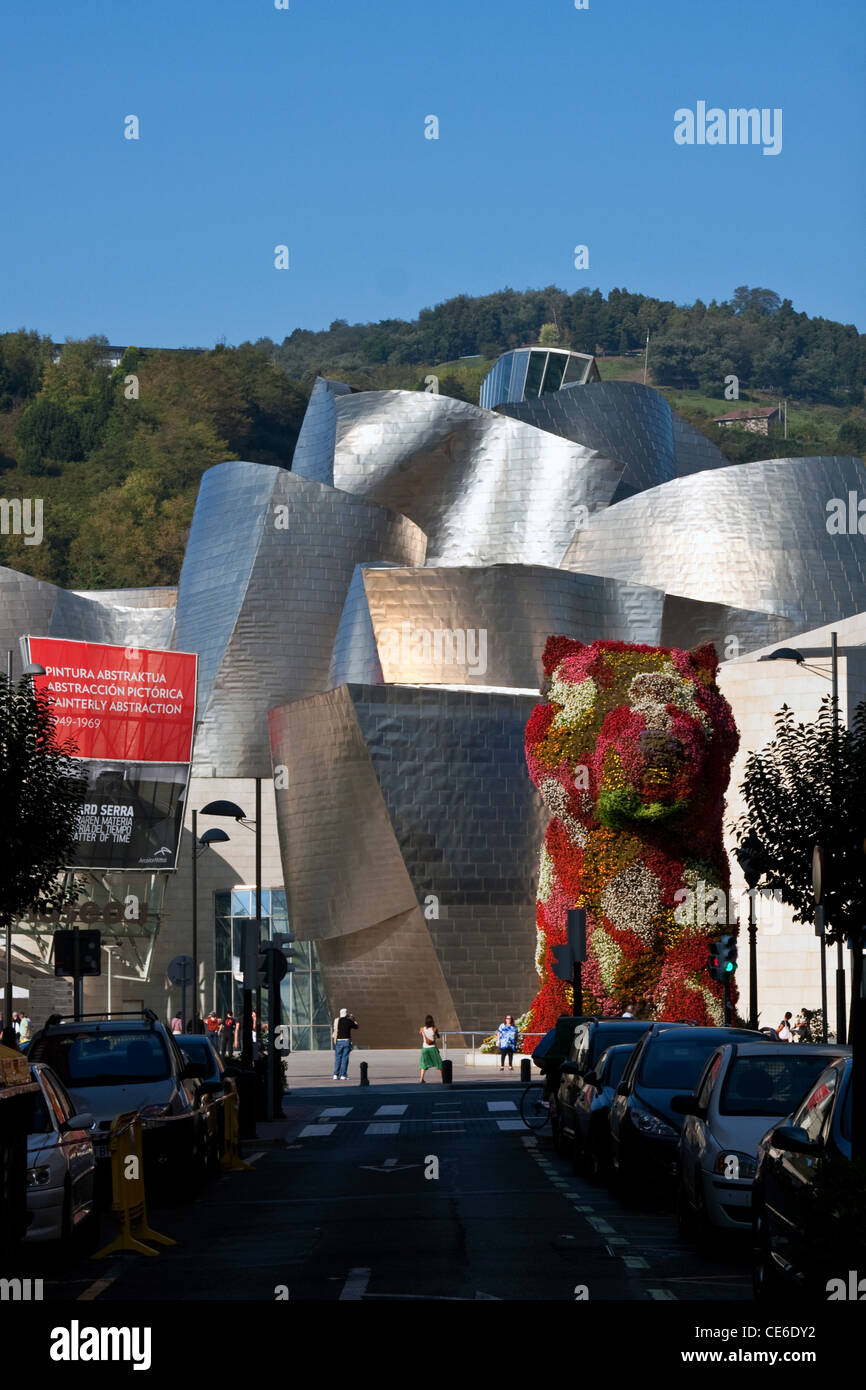 Guggenheim Museum Bilbao Spain details Stock Photo - Alamy