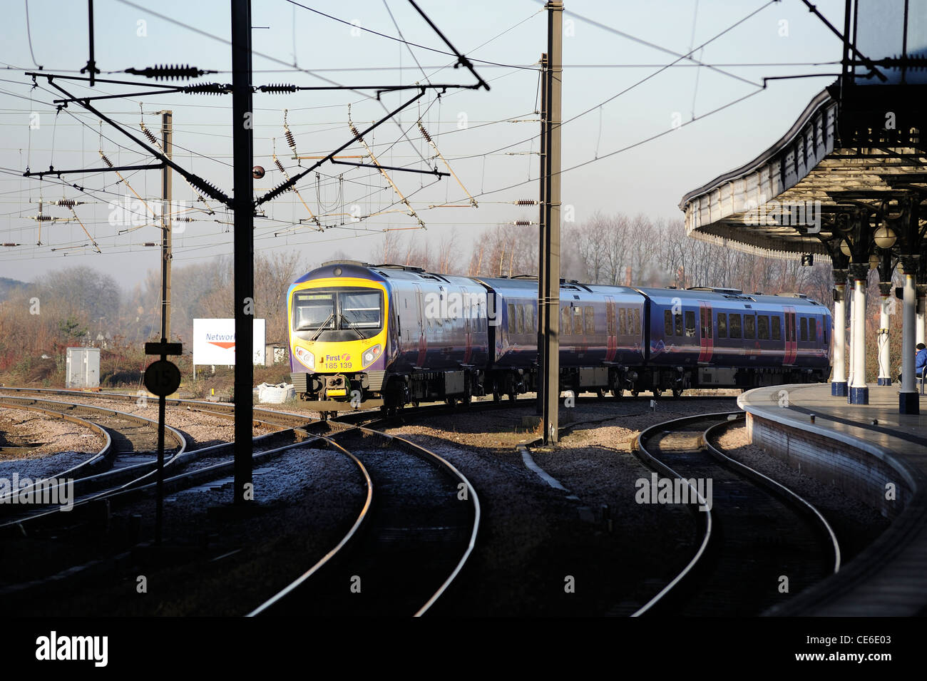 first livery passenger train 185 139 running with a not in service ...