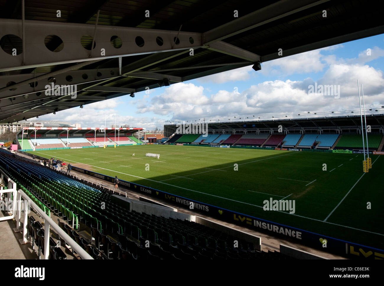 The Stoop rugby ground Twickenham surrey Stock Photo - Alamy