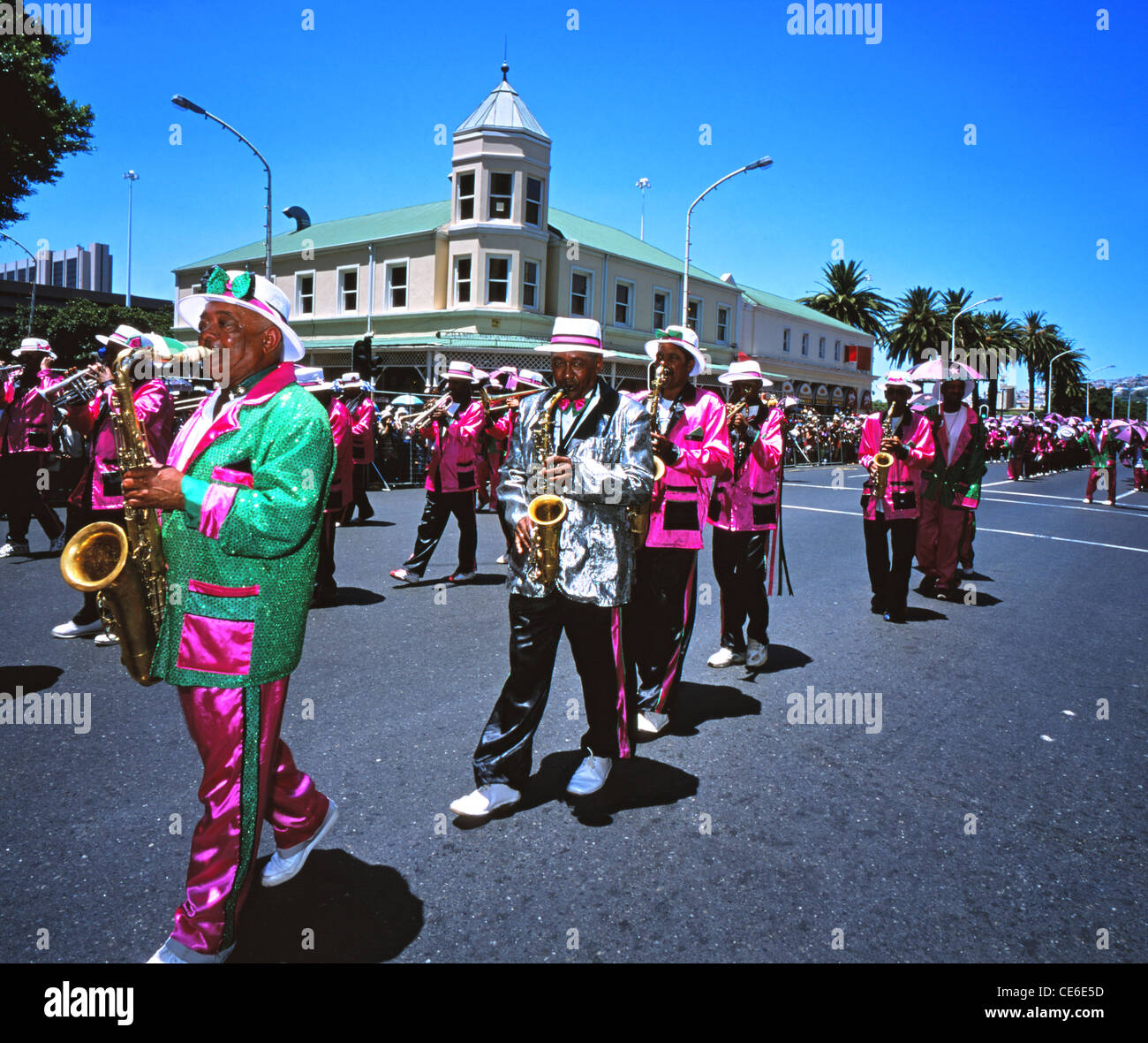 The Kaapse Klopse (Minstrels Carnival) Cape Town, South Africa Stock ...