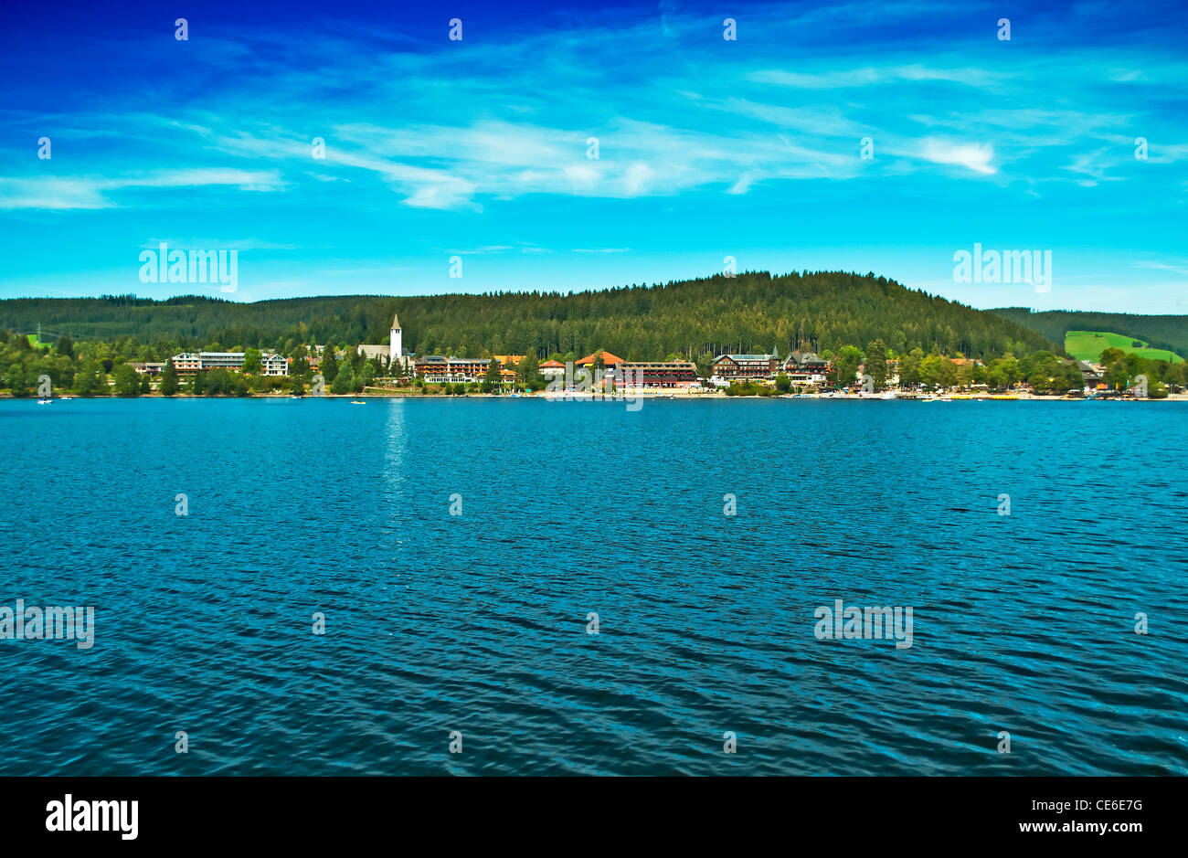 Lake Titisee in the Black Forest Germany Stock Photo - Alamy