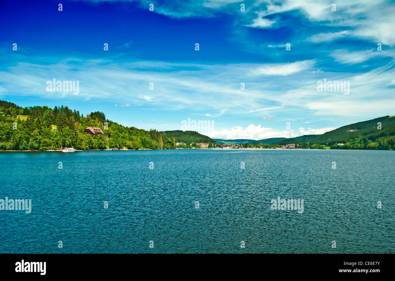 Lake Titisee in the Black Forest Germany Stock Photo - Alamy