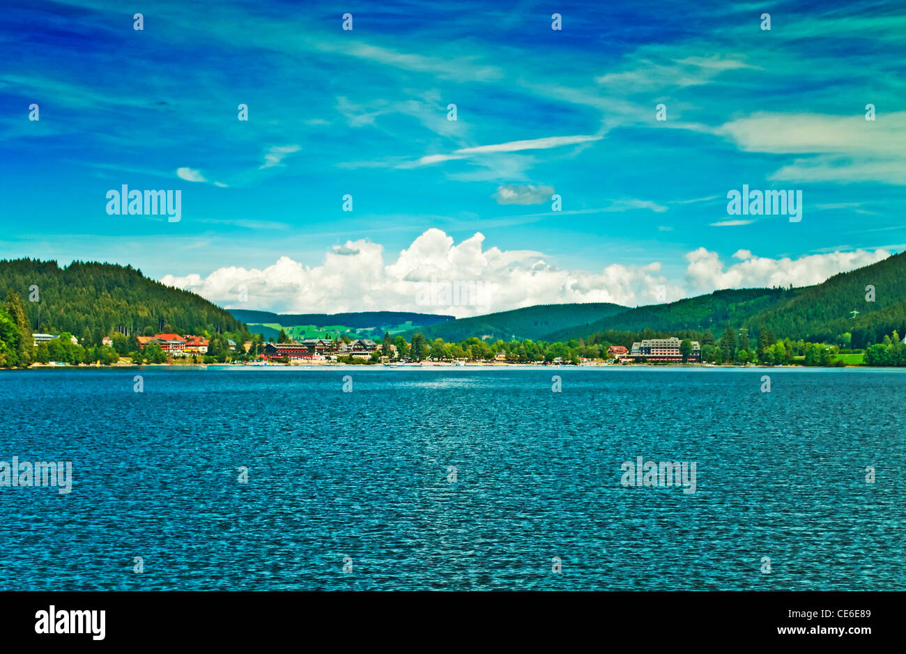 Lake Titisee in the Black Forest Germany Stock Photo - Alamy
