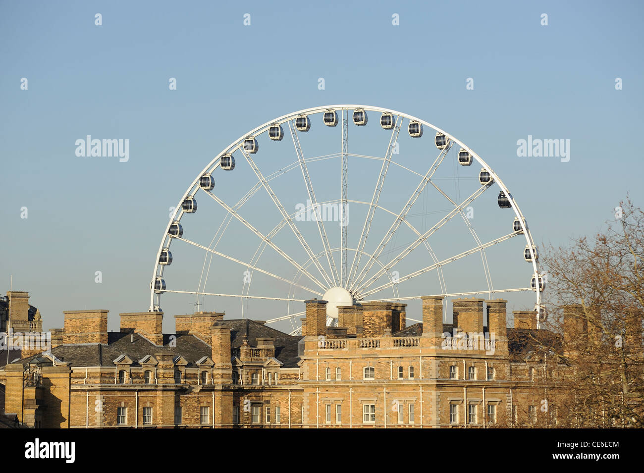 the yorkshire wheel erected behind royal york hotel england uk Stock ...
