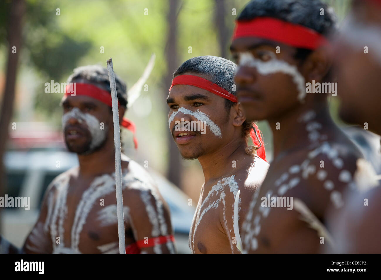 Indigenous dancers from the Yarrabah community at the Laura Aboriginal ...