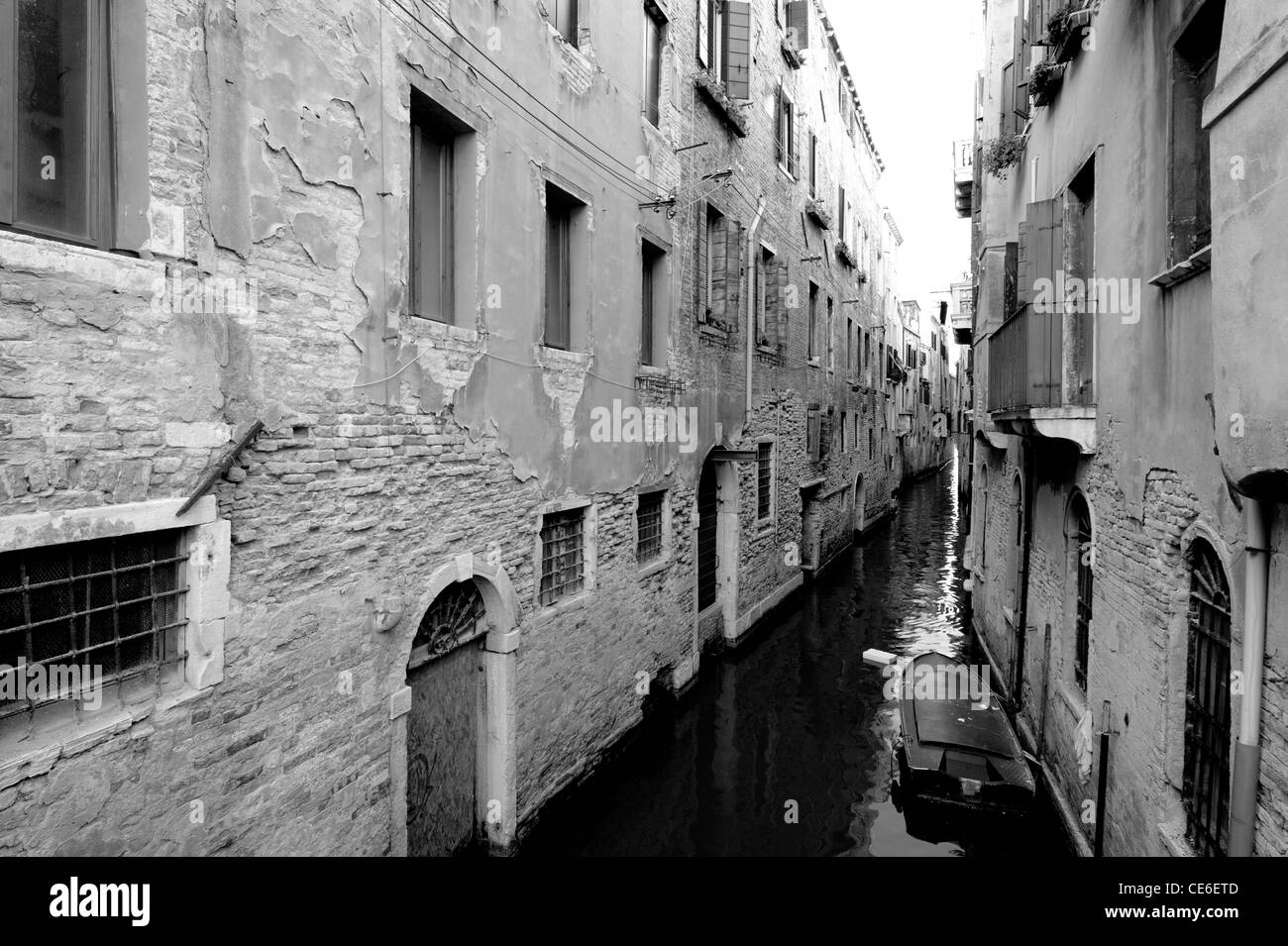 Venezia canal view Stock Photo - Alamy