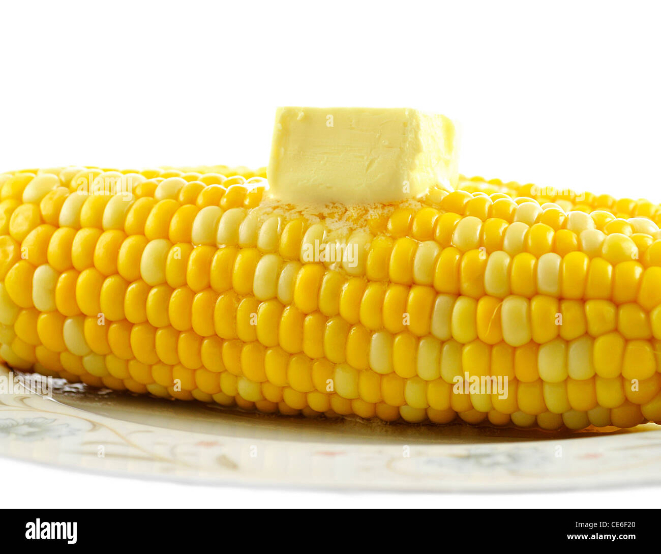 corn with butter , close up Stock Photo - Alamy