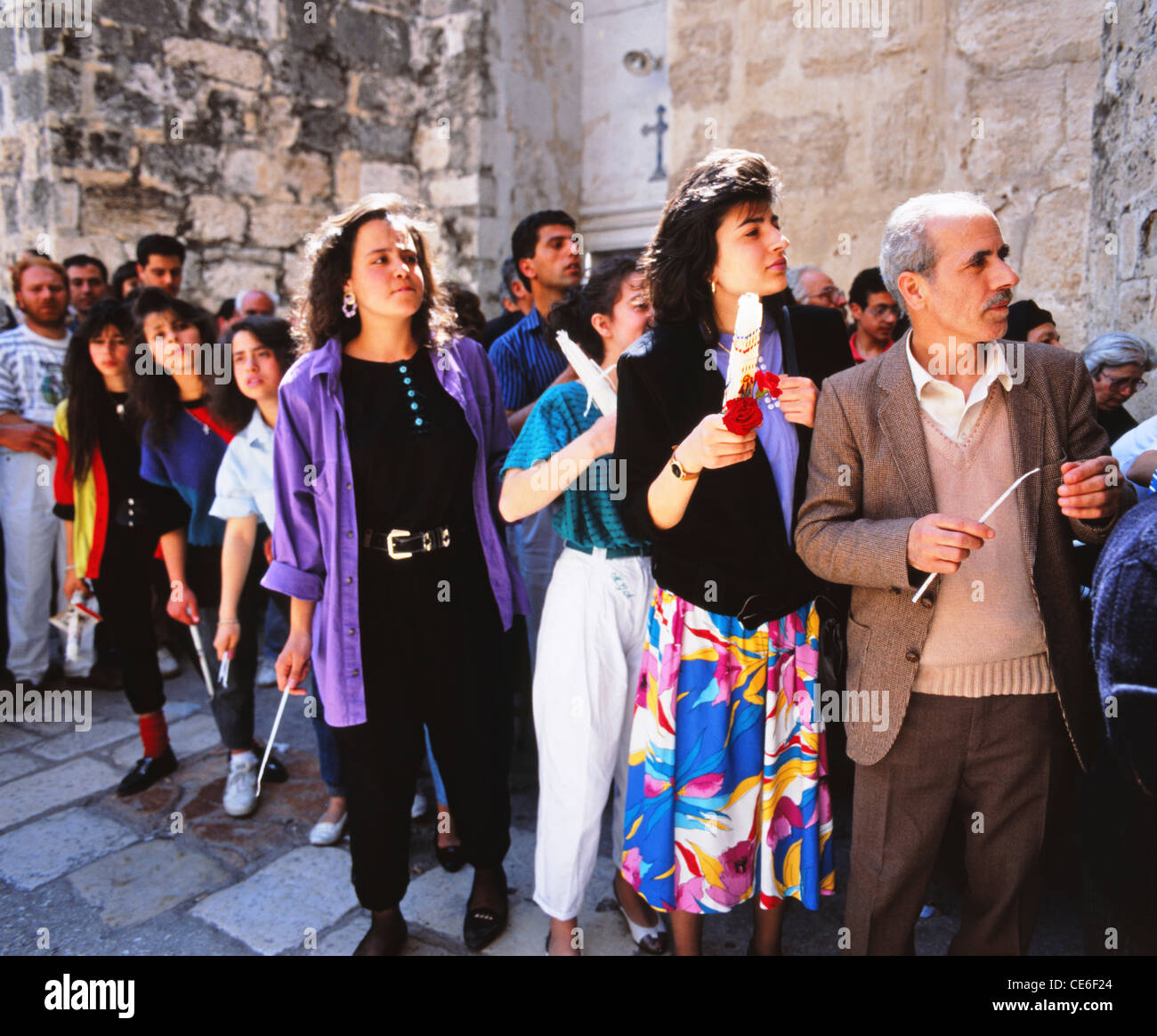 Waiting for holy fire jerusalem hi-res stock photography and images - Alamy