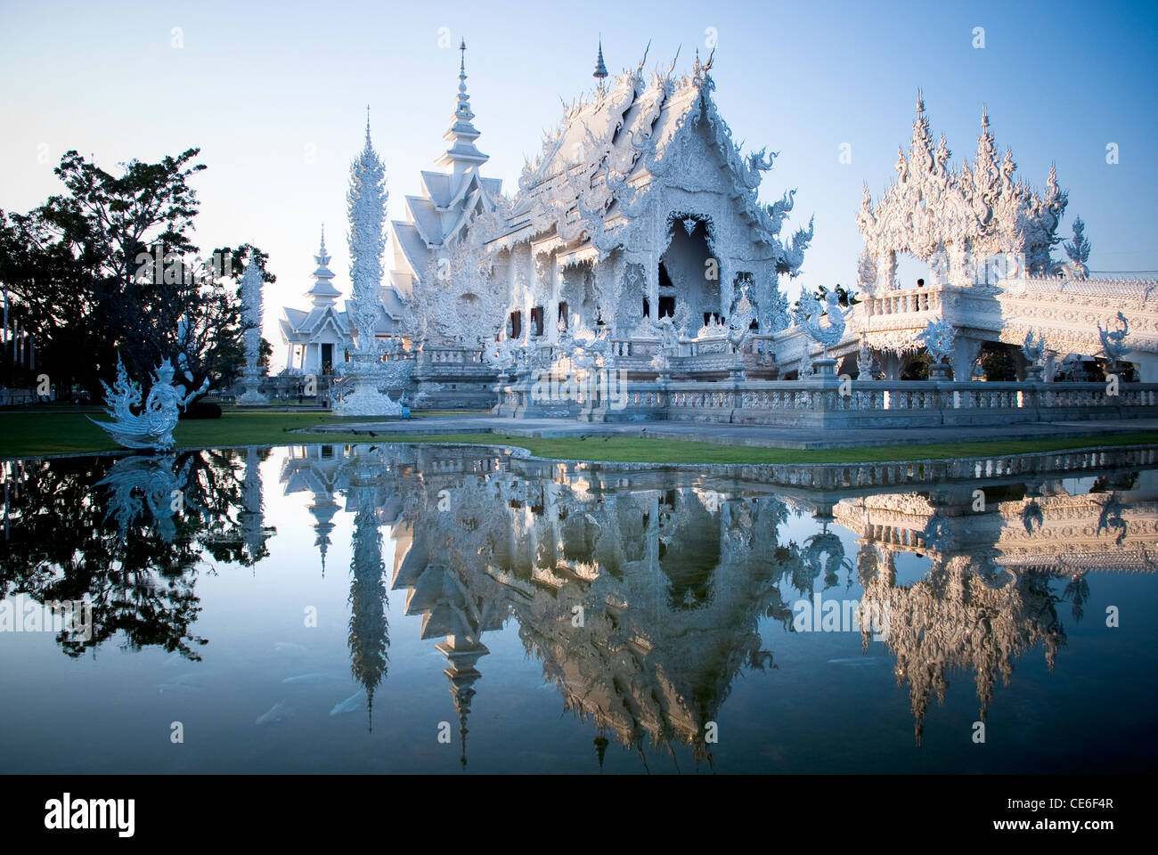Wat Rong Khun Buddhist temple in Chiang Mai, Thailand Stock Photo - Alamy