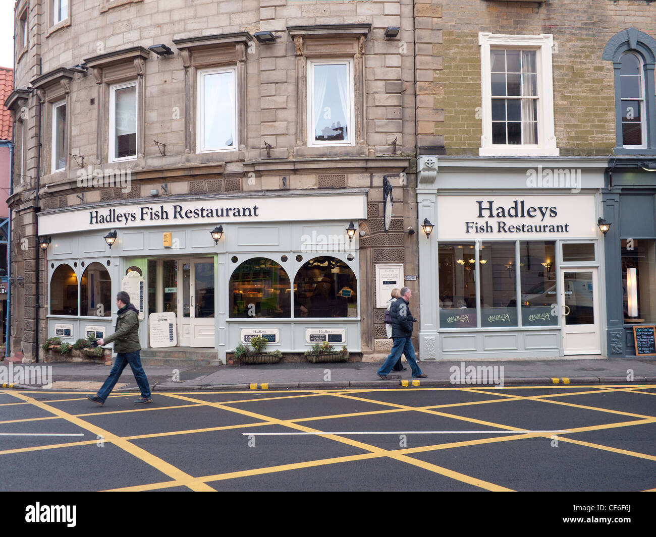 Hadley's Fish and Chip restaurant Bridge Street Whitby England 2012 ...