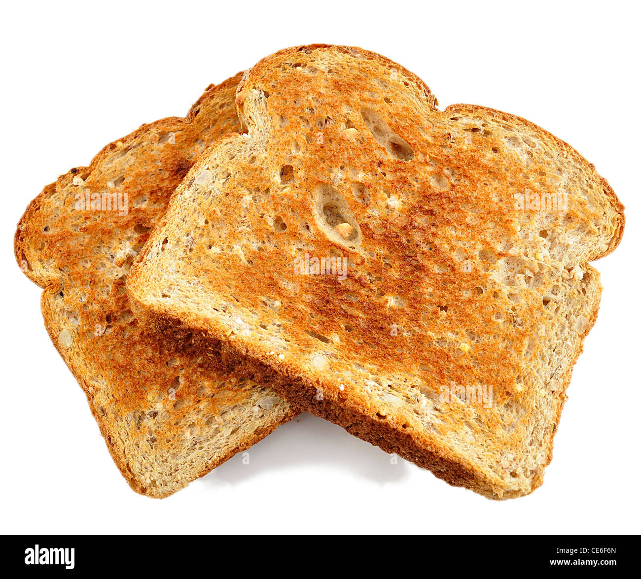 toasts , close up shot on white background Stock Photo - Alamy