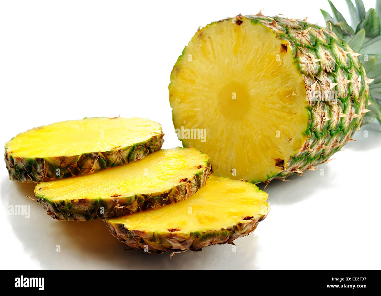 Pineapple close up hi-res stock photography and images - Alamy
