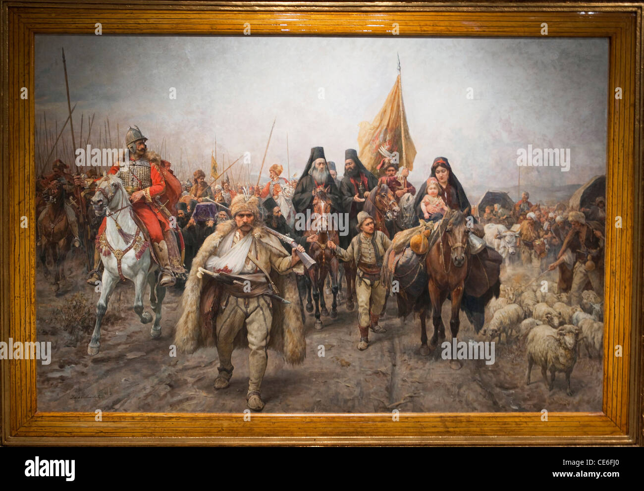 Painting by Paja Jovanovic, Kosovo, Serbia Stock Photo: 43169896 - Alamy