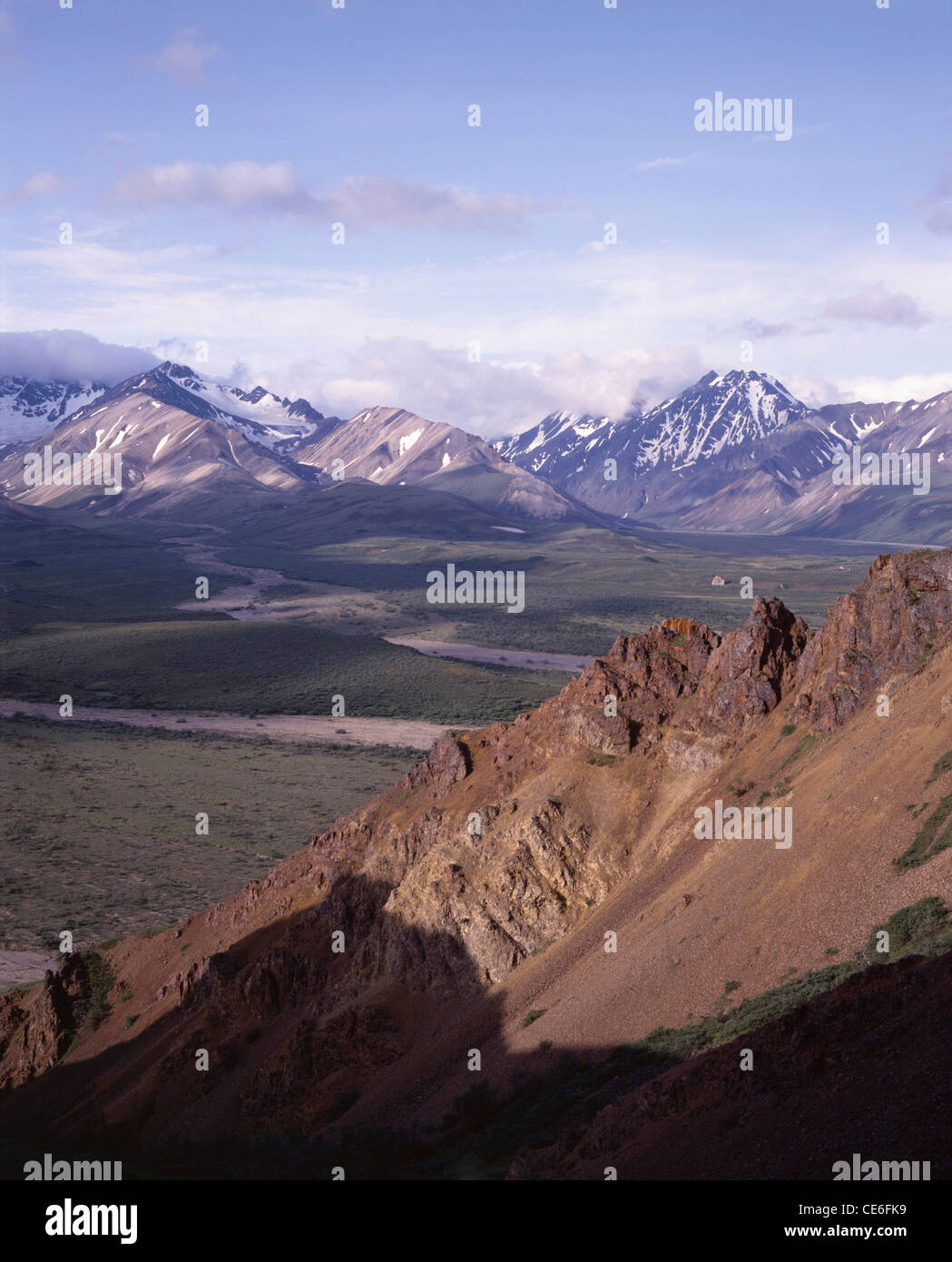 USA, Alaska, Polychrome Pass, Denali National Park Stock Photo - Alamy