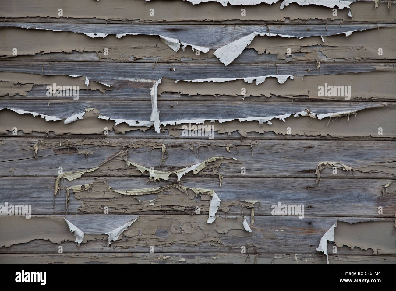 Flaking painted wood panel Stock Photo - Alamy