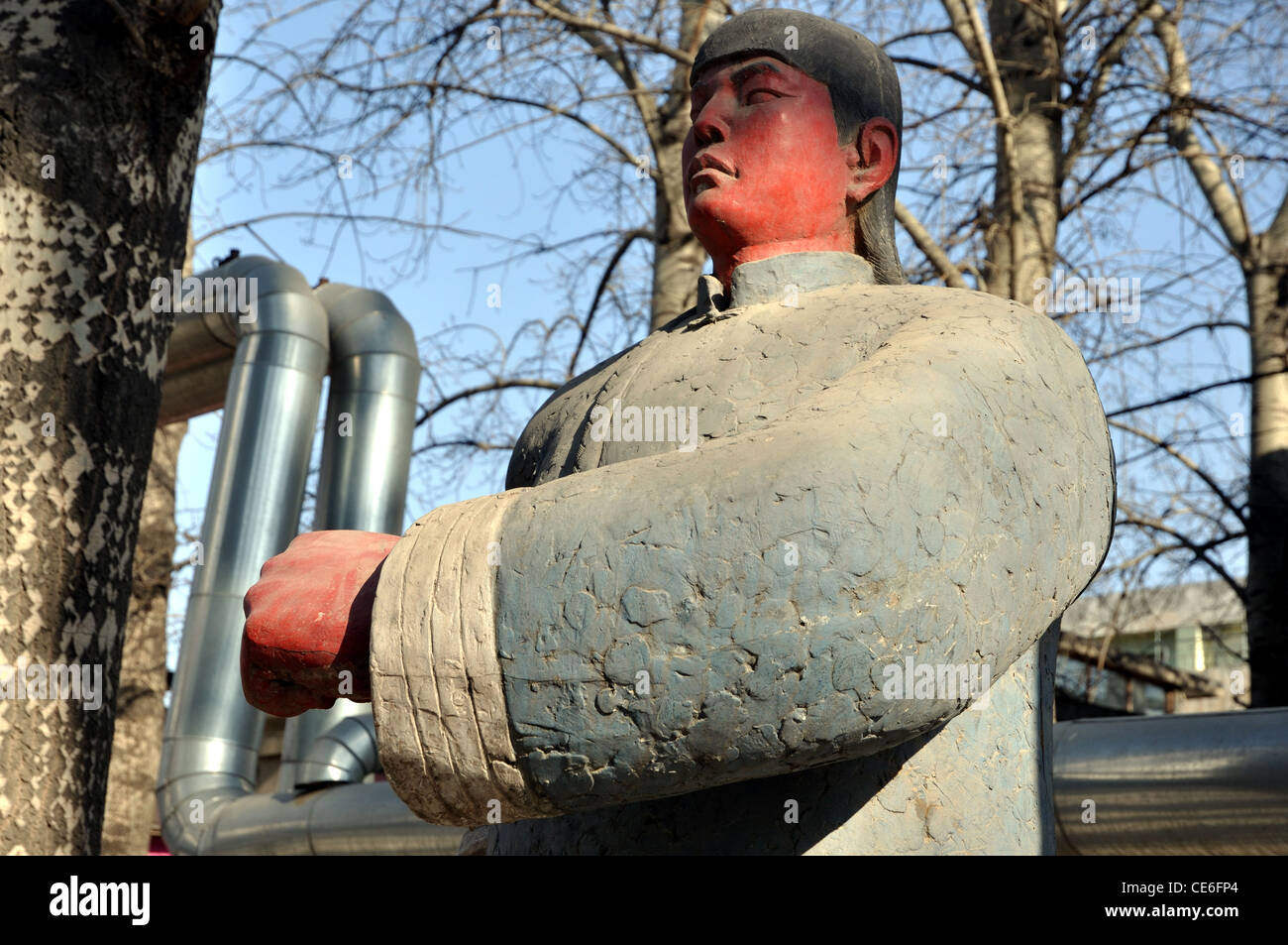 Sculpture, 798 Art Zone, also known as Dashanzi Art Zone,Chaoyang ...
