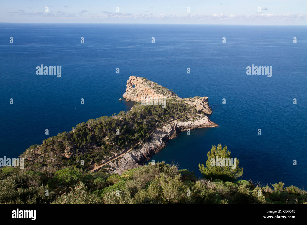 Peninsula de Sa Foradada Serra de Tramuntana West Coast Majorca ...