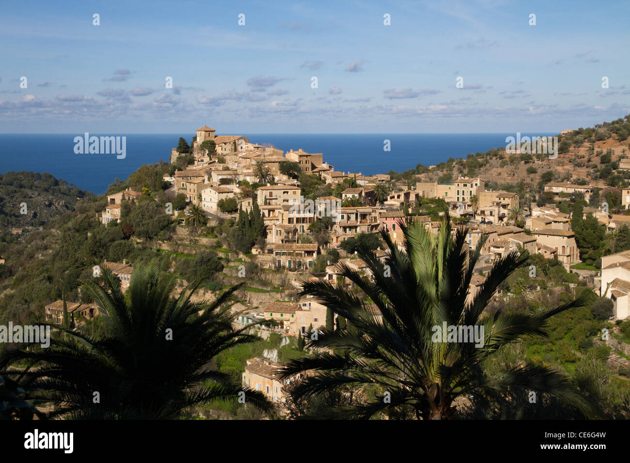 Deia village serra tramuntana mallorca hi-res stock photography and ...