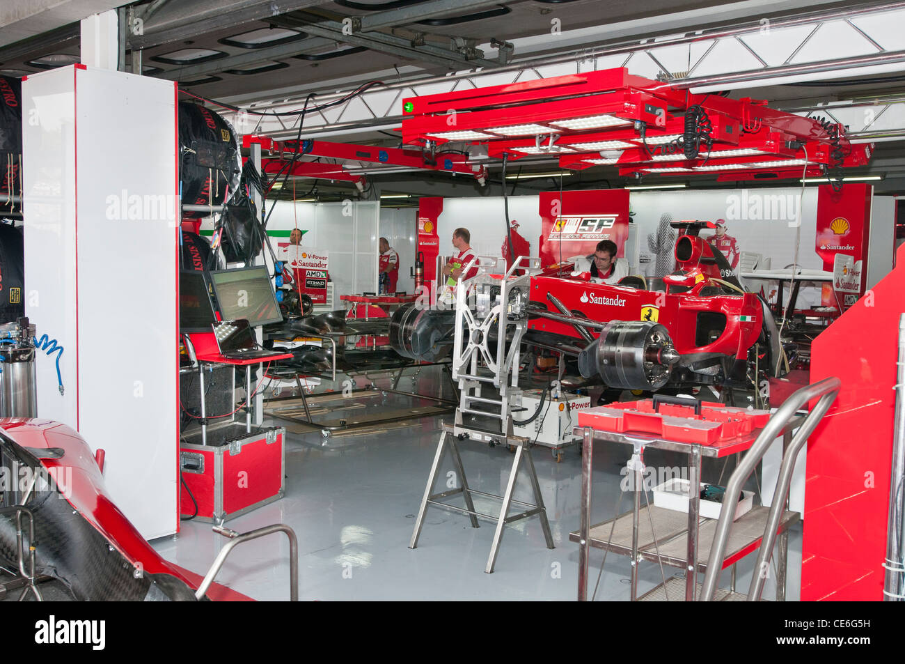 Ferrari pit hi-res stock photography and images - Alamy