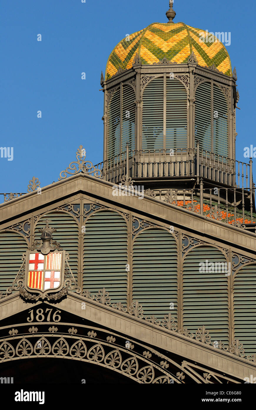 Barcelona, Spain. El Born covered market (1876 Stock Photo - Alamy