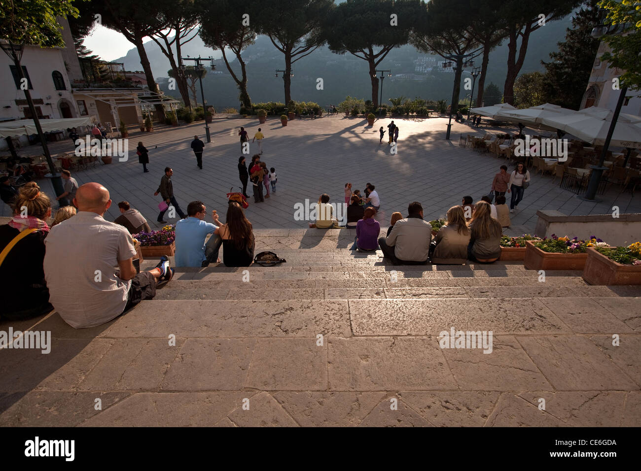 Ravello view people hi-res stock photography and images - Alamy