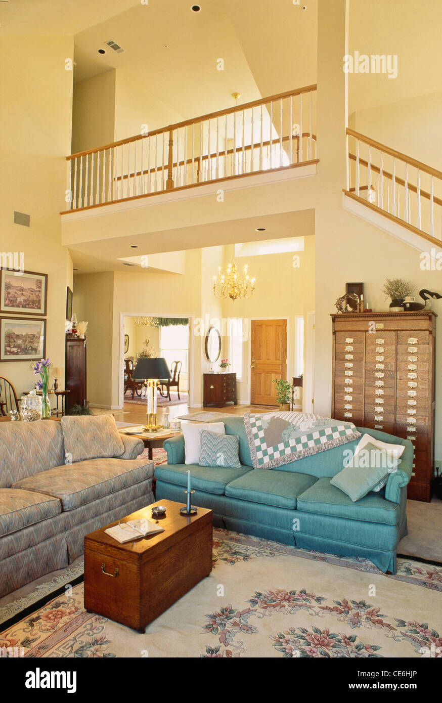 Showcase Living Room Interior Stock Photo - Alamy