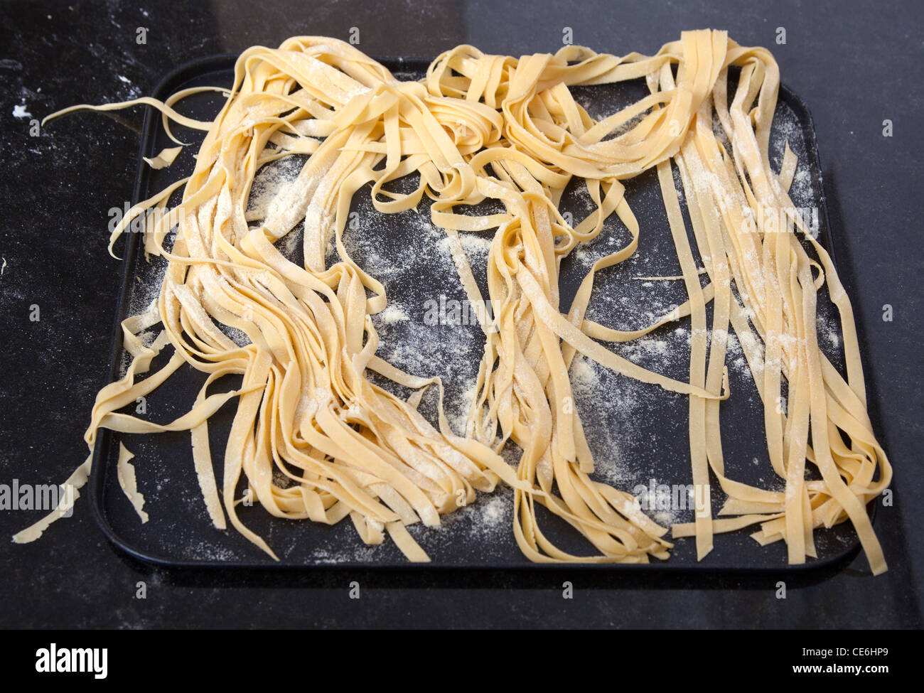 Freshly made pasta Stock Photo - Alamy
