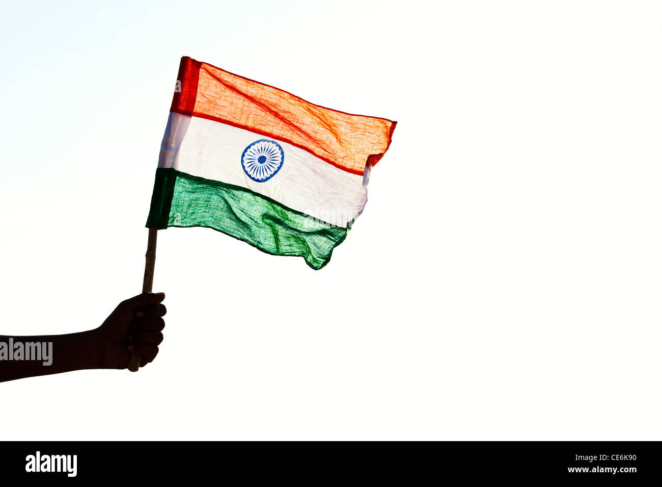 Holding indian national flags hi-res stock photography and images - Alamy