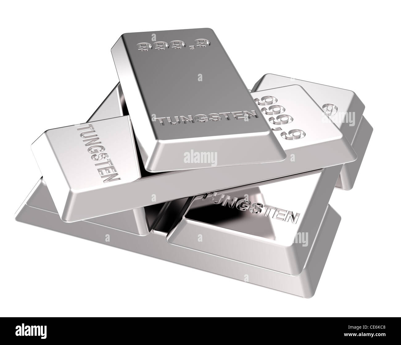 Tungsten ingots background Stock Photo - Alamy