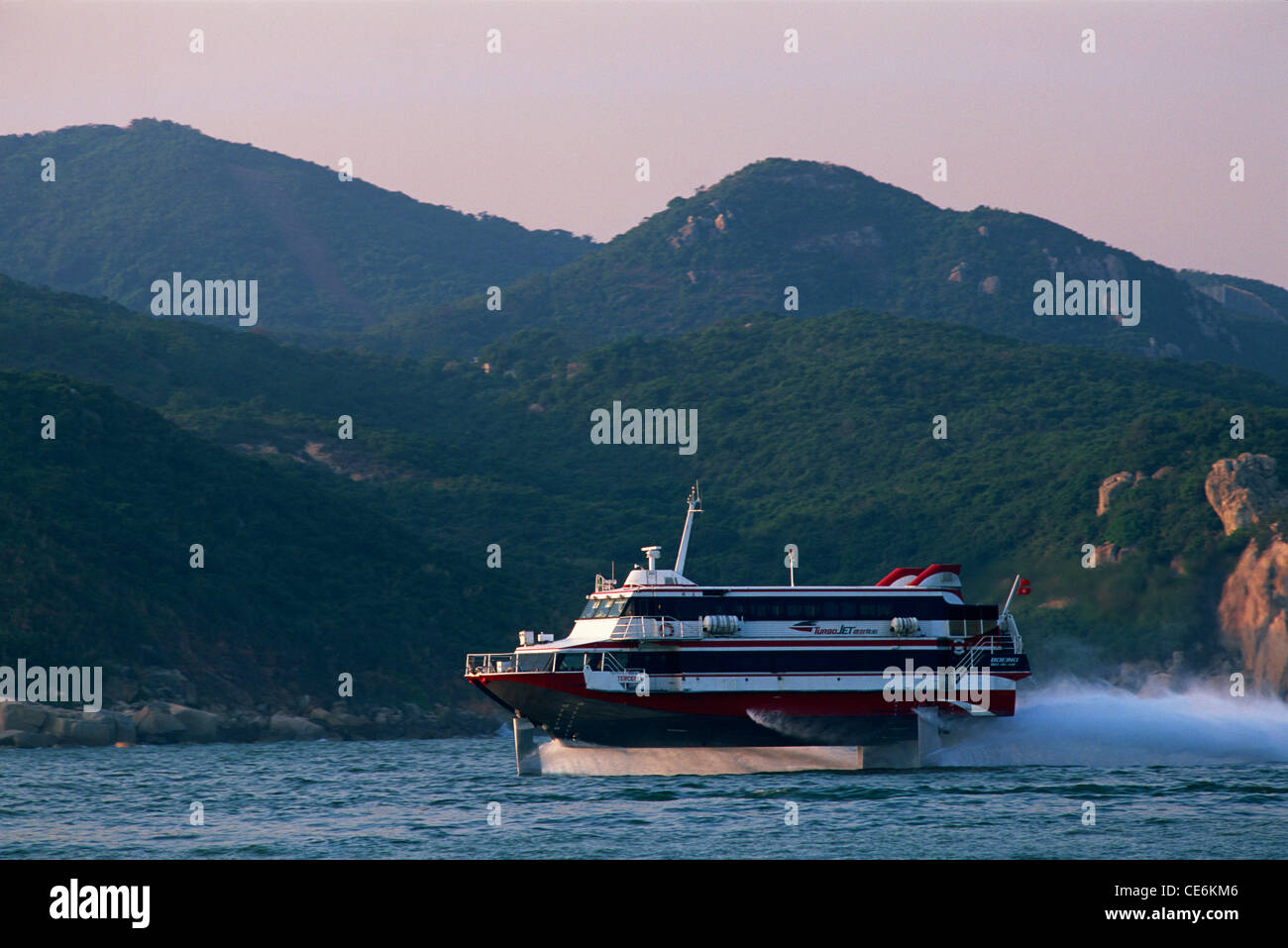 Macau jetfoil boat hi-res stock photography and images - Alamy