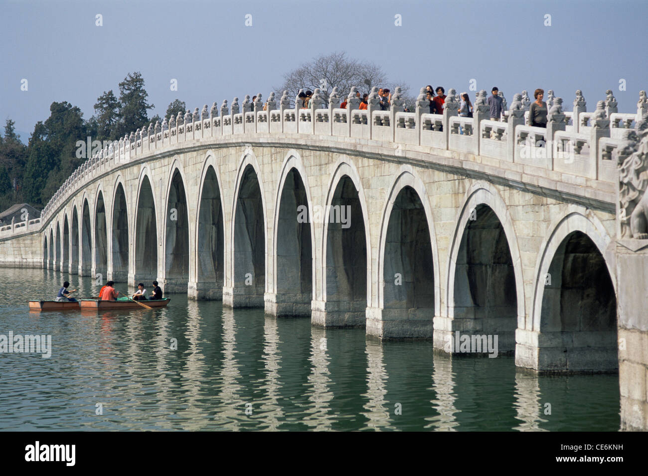 China,Beijing,Summer Palace,Seventeen Arched Bridge Stock Photo - Alamy