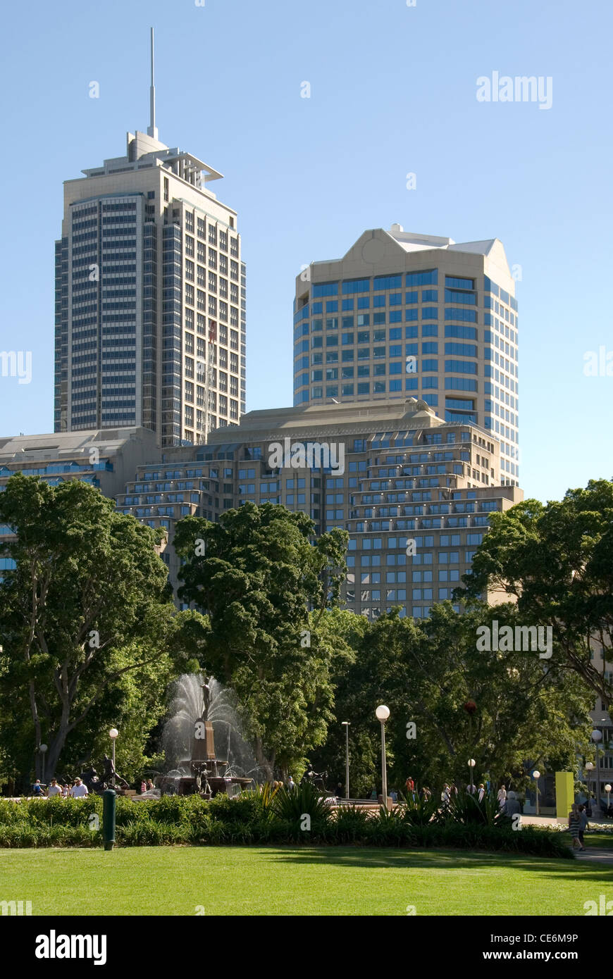 Inner-city buildings near Hyde Park, Sydney, Australia Stock Photo - Alamy