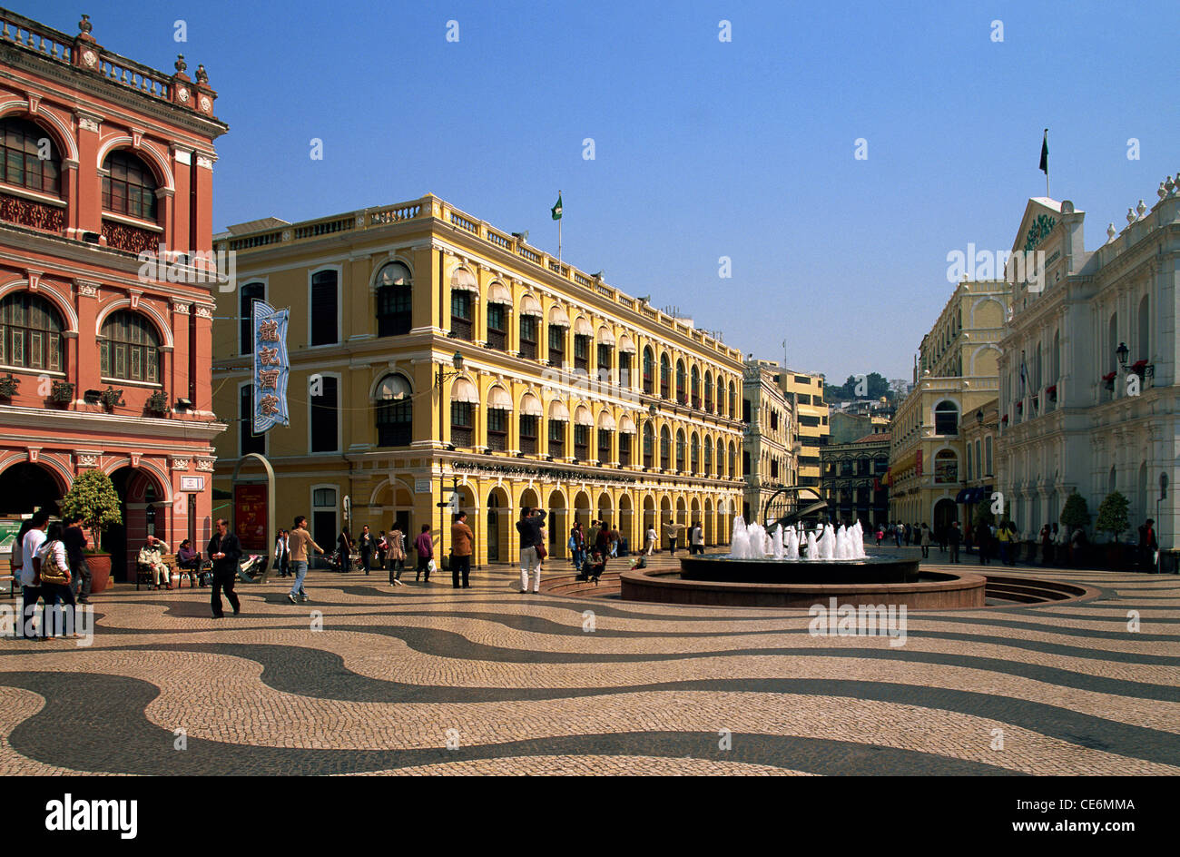 Macau square pavement hi-res stock photography and images - Alamy