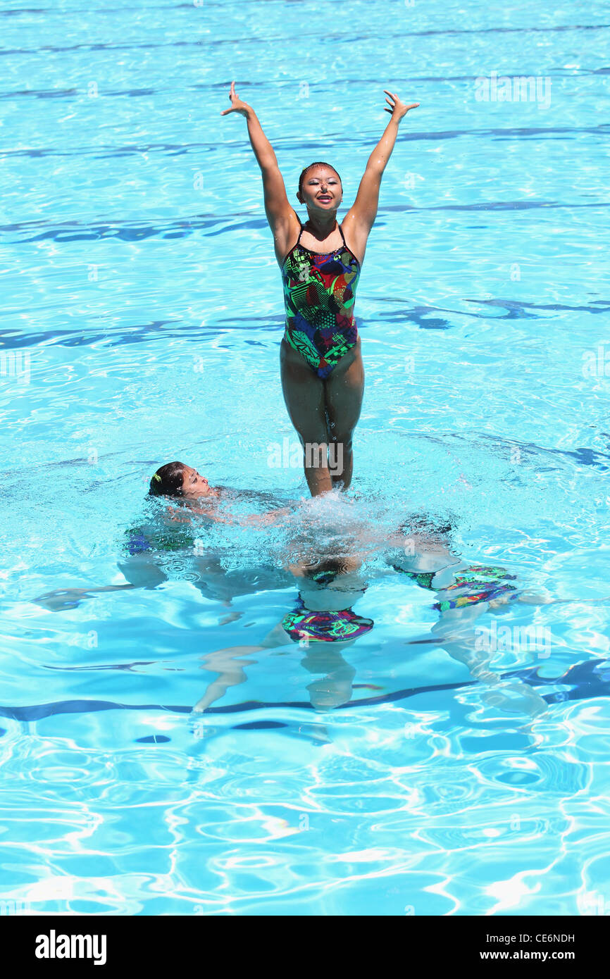 Synchro swimming hi-res stock photography and images - Alamy