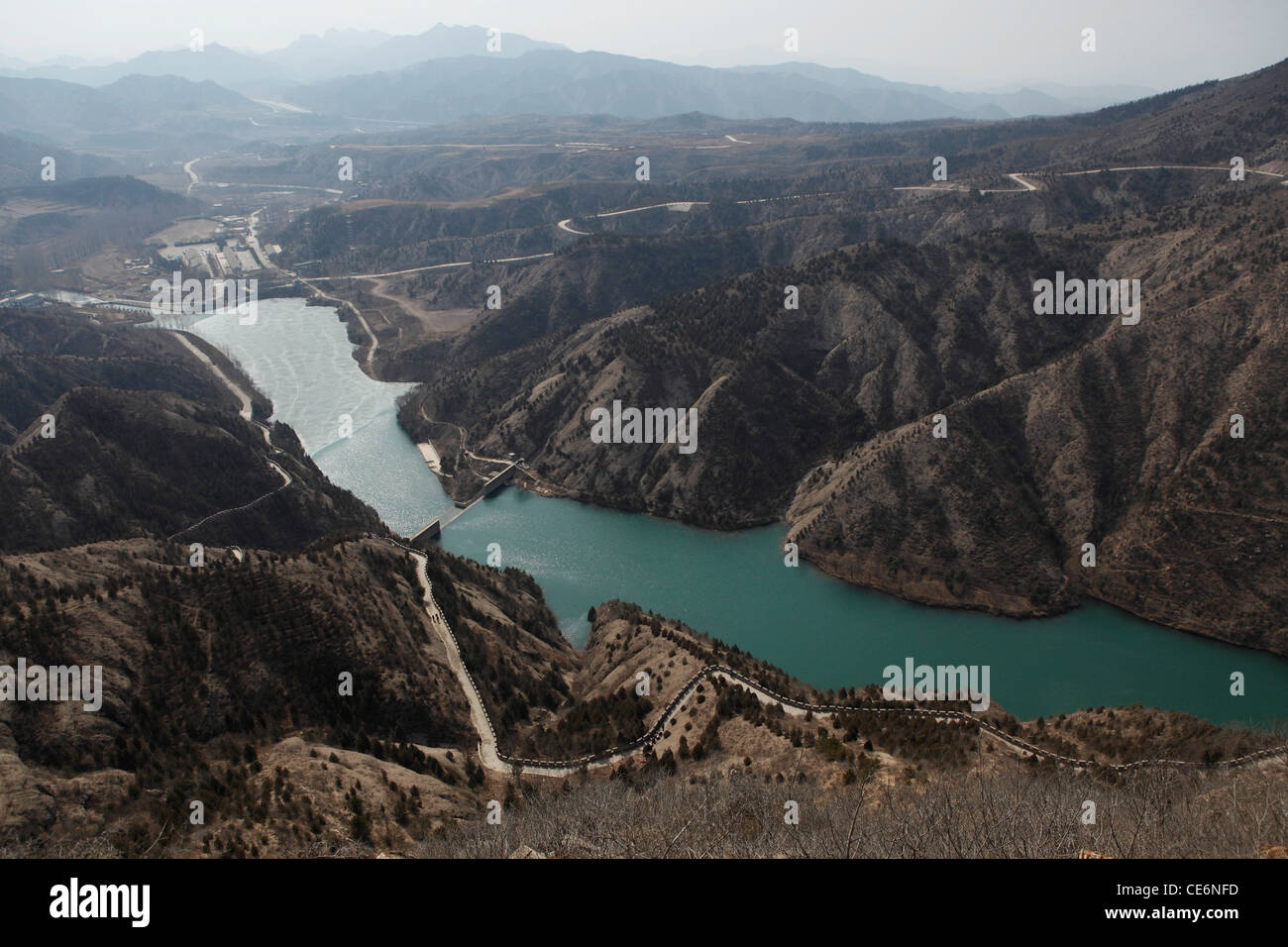 Ariel view of Xiao Tang River, Beijing China Stock Photo - Alamy