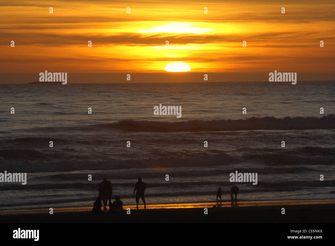 San Francisco Sunset Stock Photo - Alamy