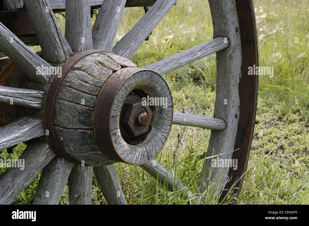 Wood Spoke Wheels Cart