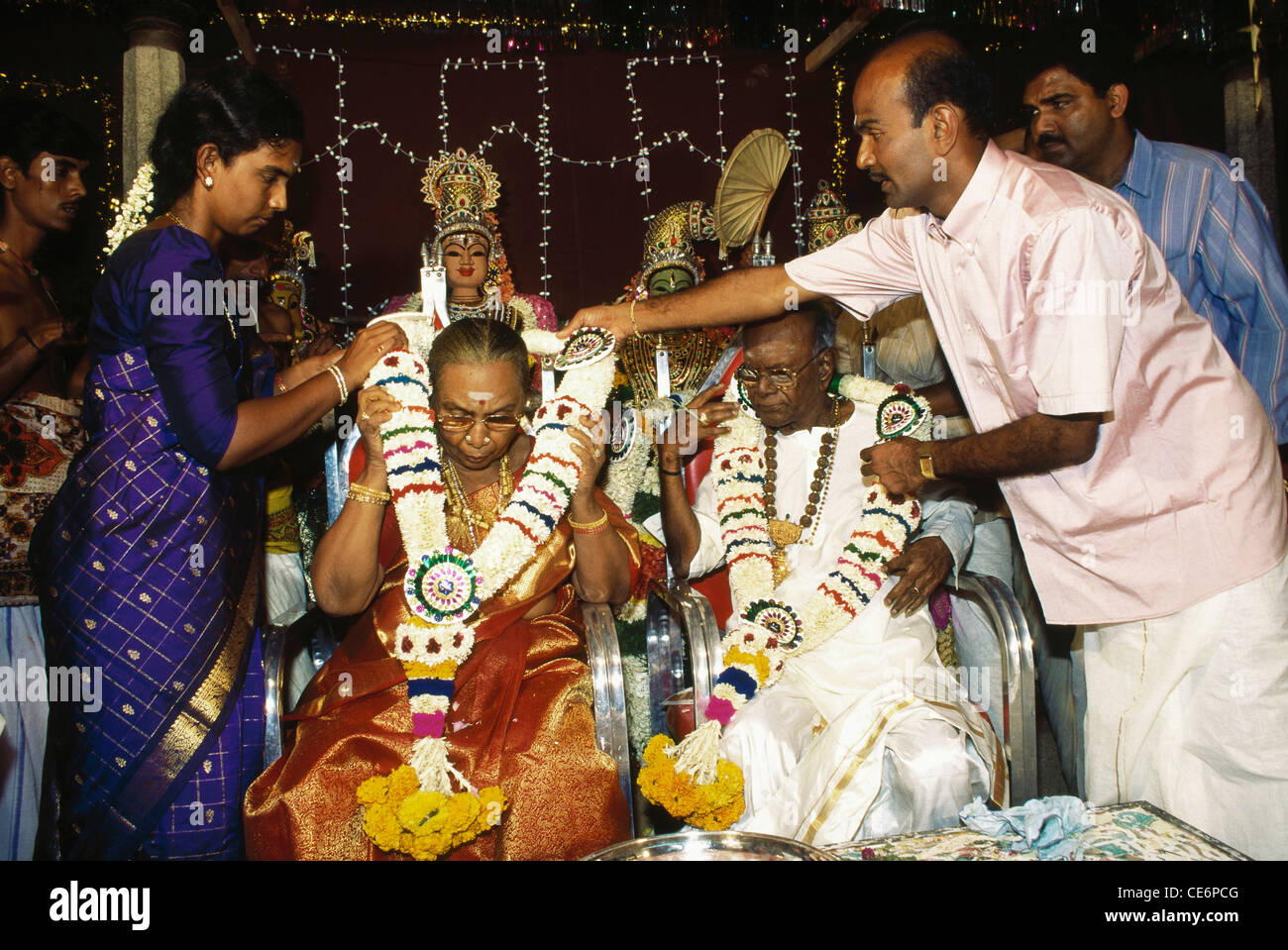90th year marriage Mahaabhishekam ceremony in Nattukottai Chettiar ...