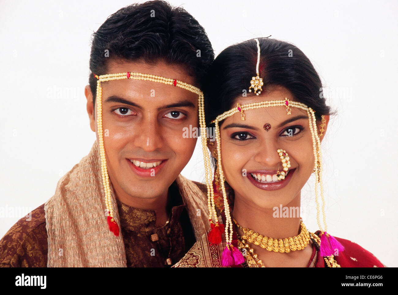Indian bride bridegroom in hi-res stock photography and images - Alamy