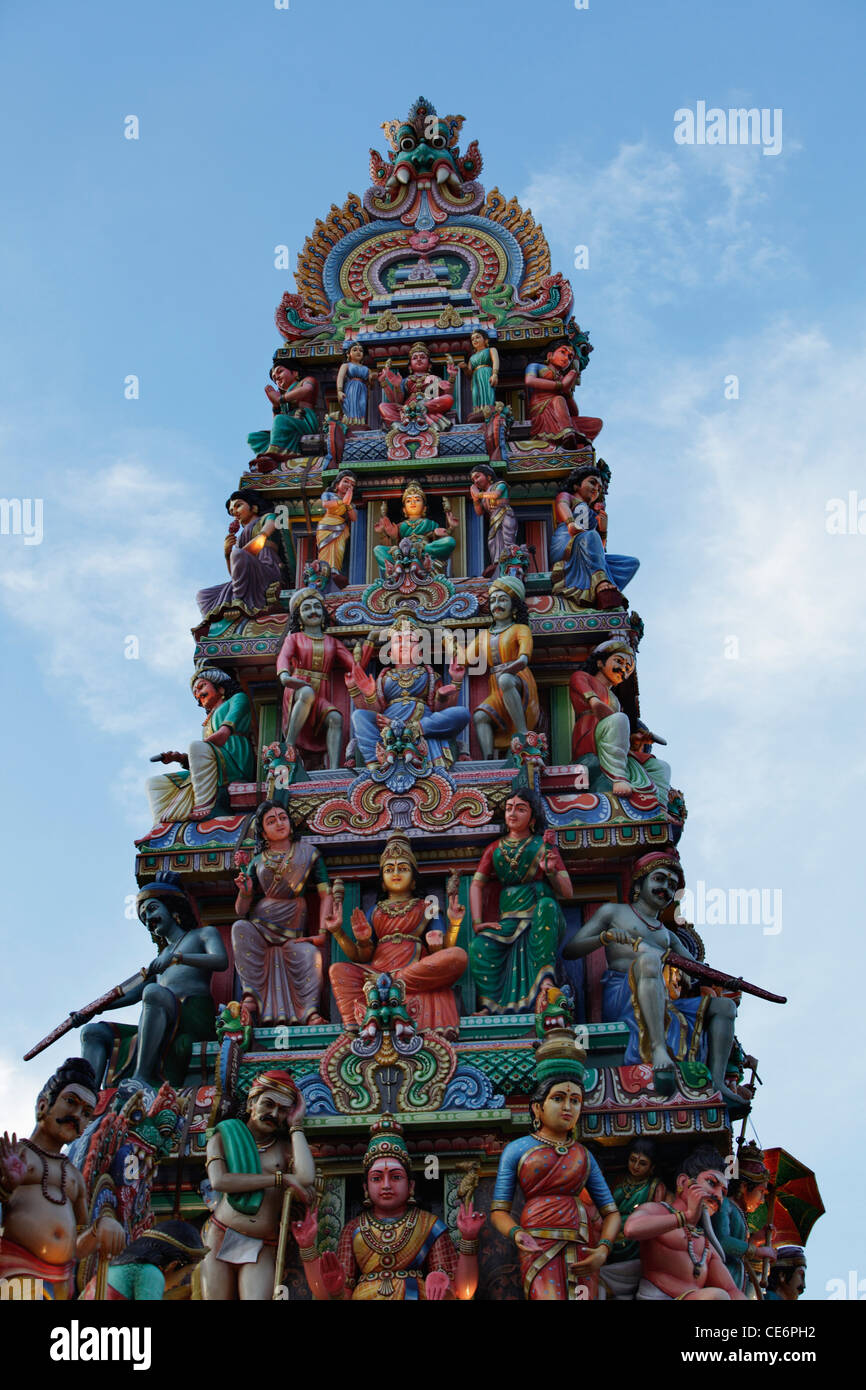 Carvings on Hindu temple Stock Photo - Alamy