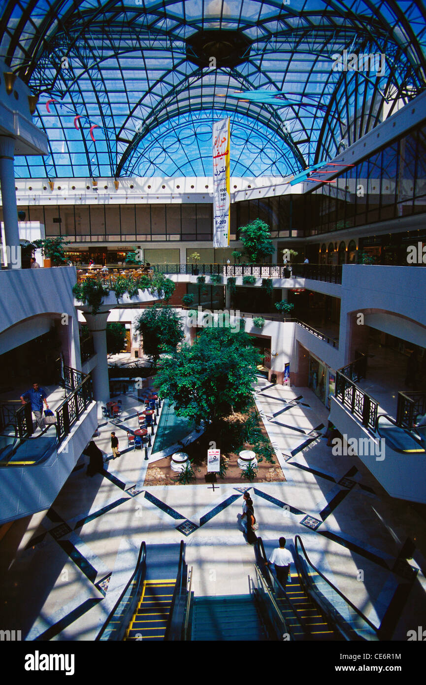 Shopping Mall interior atrium ; Kuwait ; Persian Gulf Middle East Asia ...