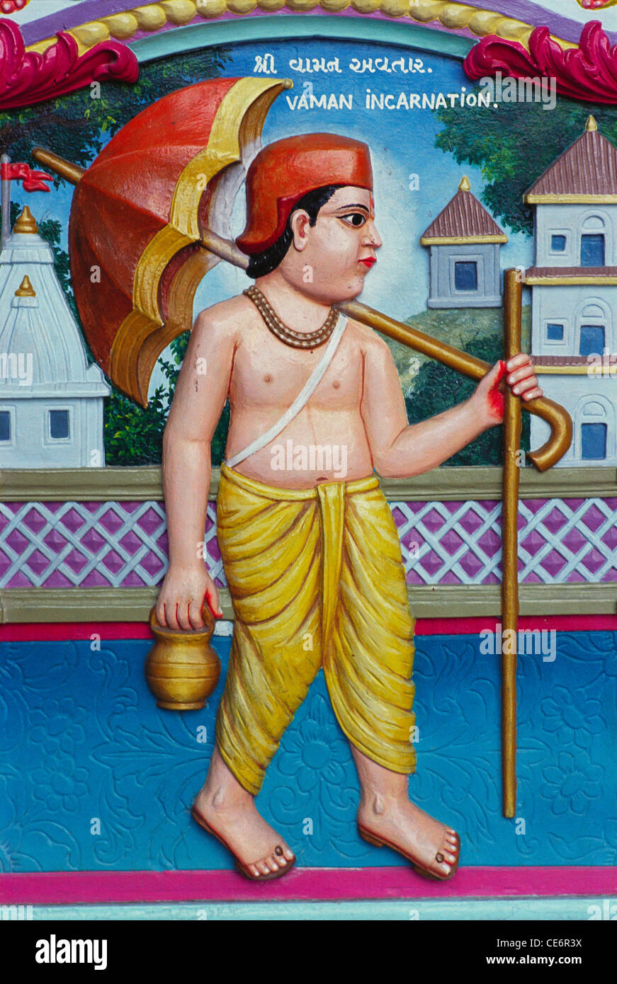 Hindu God Vaman Incarnation in Hindu temple in Mombasa Kenya Africa ...