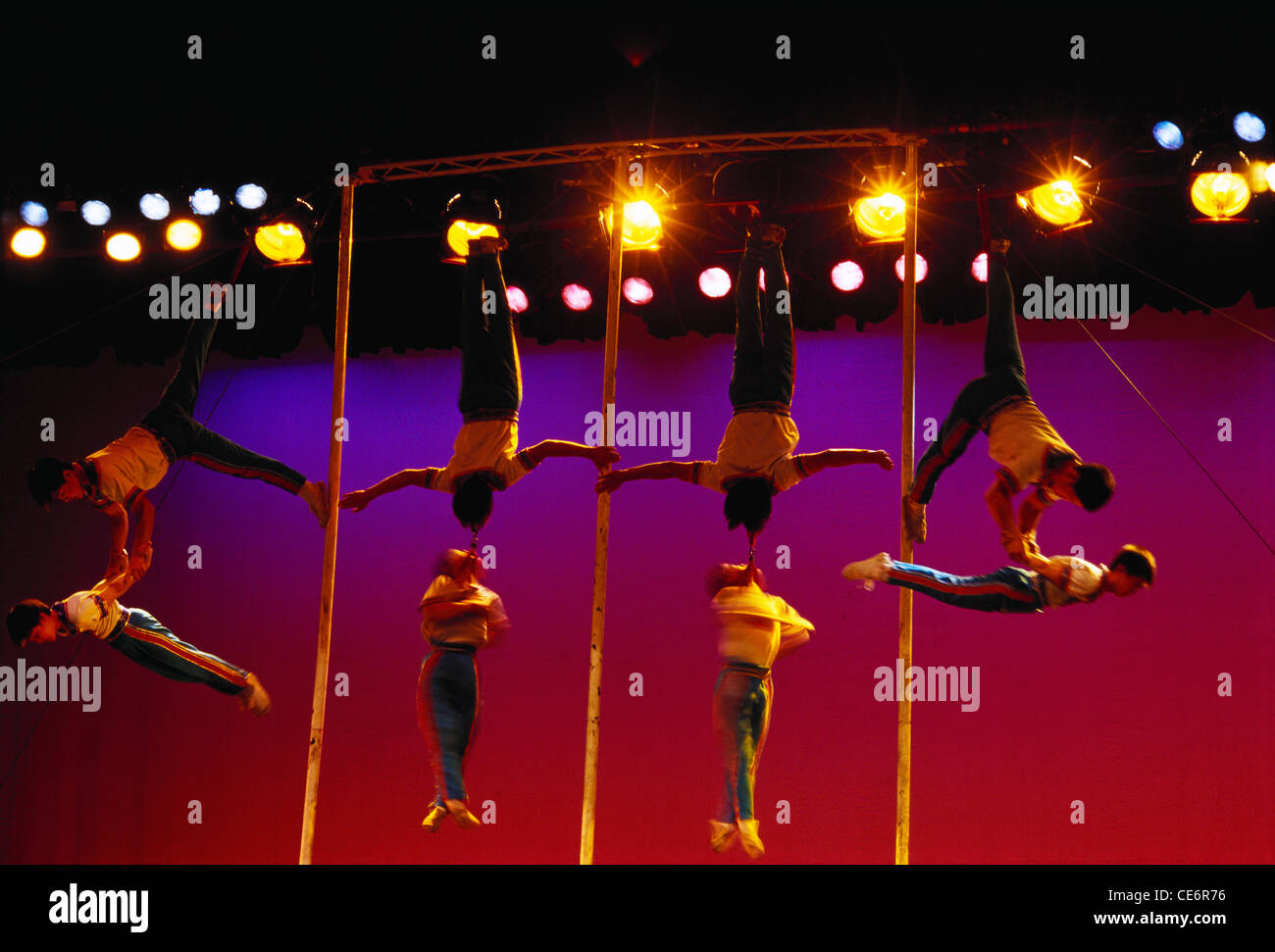 Trapeze Acrobats Circus High Resolution Stock Photography and Images - Alamy