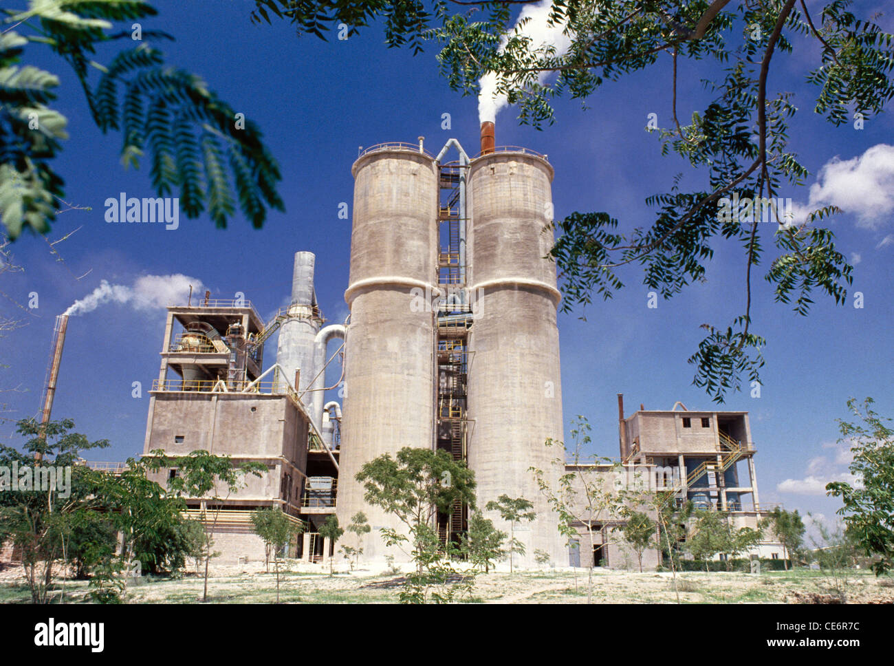 Indian Cement manufacturing factory plant ; india ; asia Stock Photo ... Indian Cement manufacturing factory plant ; india ; asia Stock Photo ...